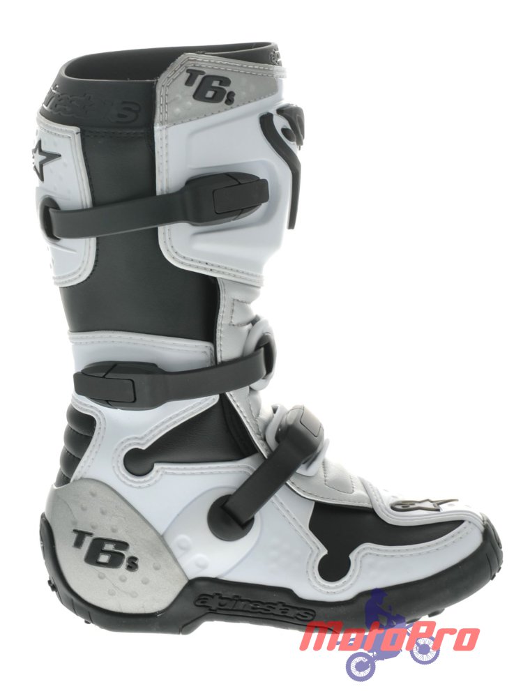 Мотоботы Alpinestars Tech 6 S White-Silver Youth размер 42